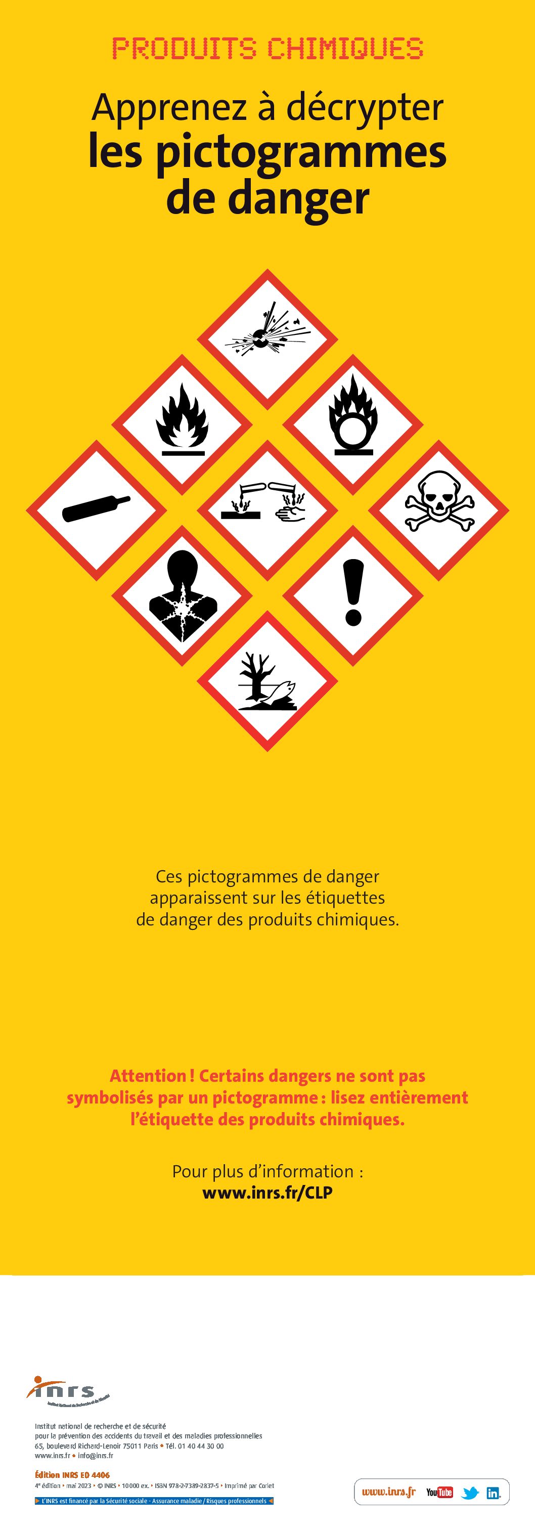 Apprenez à décrypter les pictogrammes de danger / source https://www ...